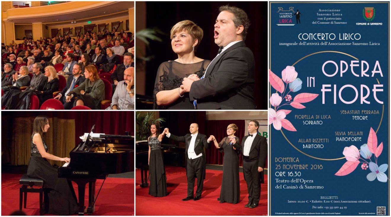 Sanremo, grande successo per il concerto 'Opera in FIore'