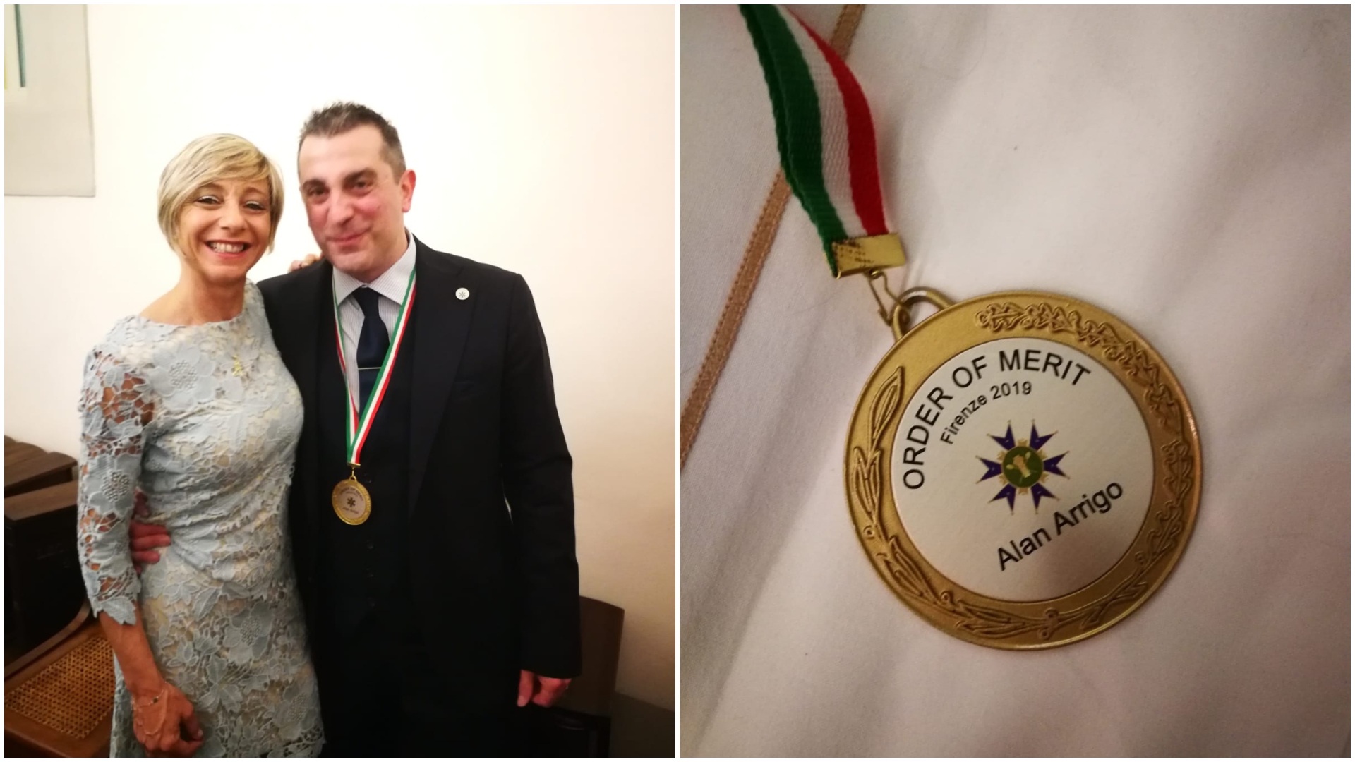 Il sanremese Alan Arrigo ottiene l'Order of Merit 2019 per essersi ...