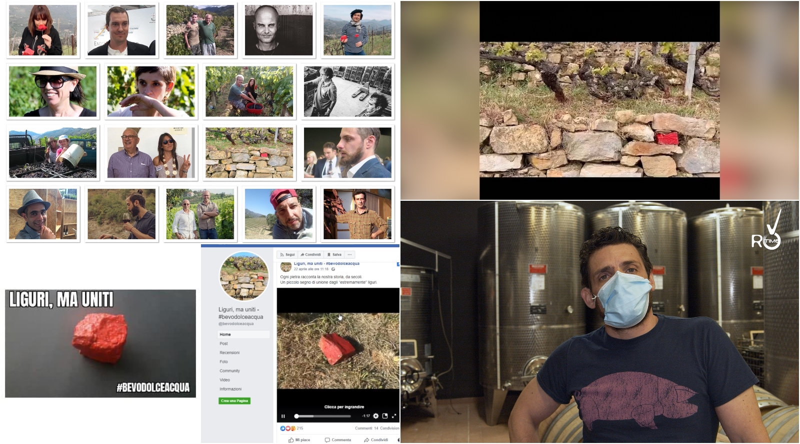 Spopola sui social il video dei viticoltori di Dolceacqua. Fabio ...