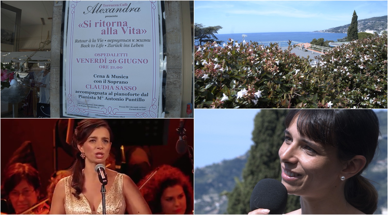 Ospedaletti: il soprano Claudia Sasso torna a esibirsi con l'obiettivo ...