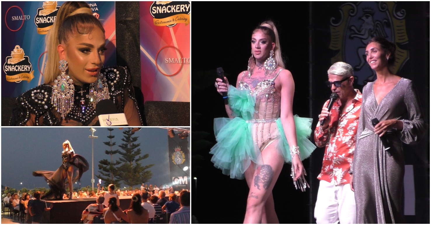 Sul palco di Diano Marina la vincitrice di "Drag Race Italia" Elecktra ...