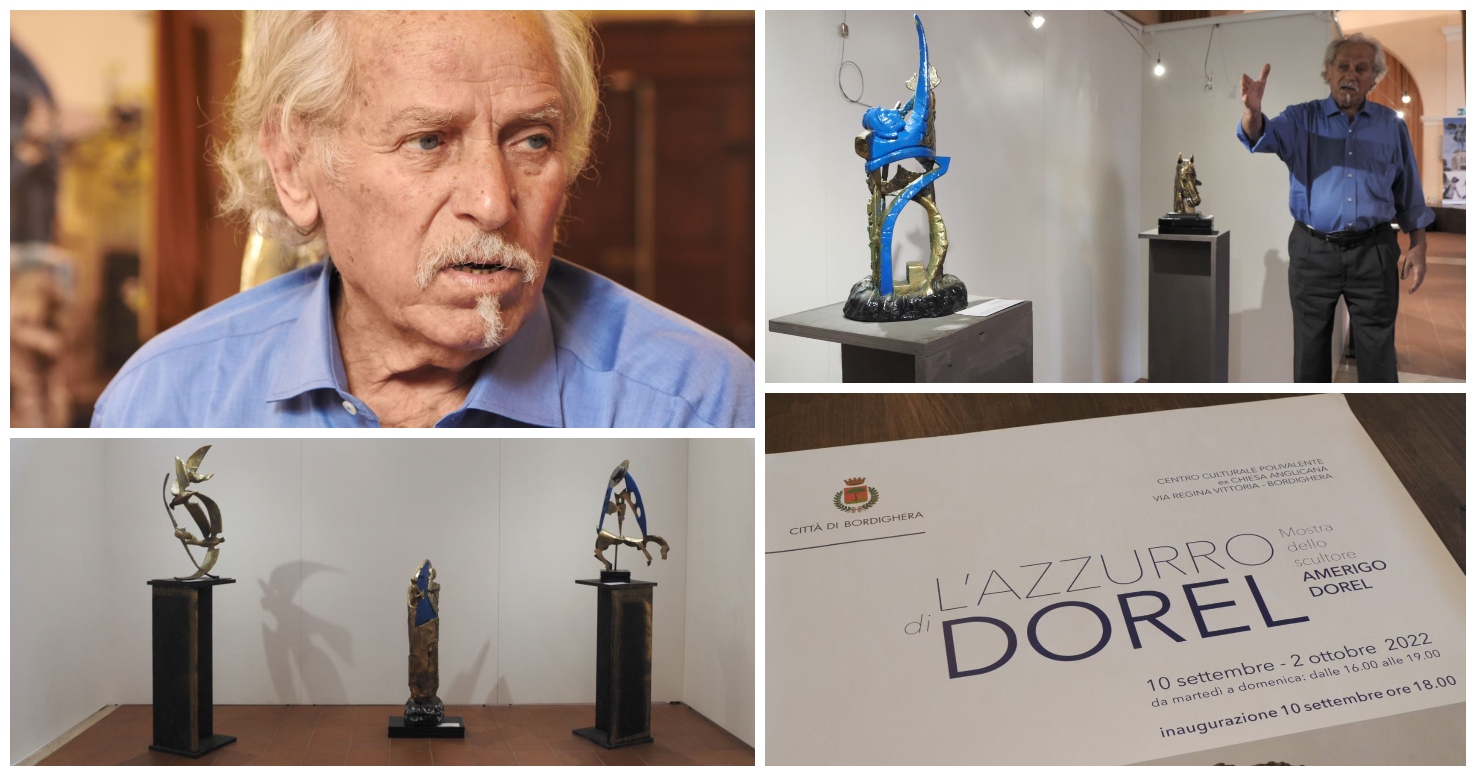 Amerigo Dorel e il suo 'Azzurro': "Ho dedicato la mia vita alla scultura"