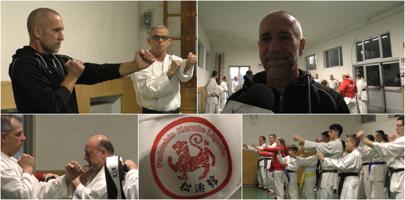 Alessandro Arangio Febbo ospite del Fudoshin Karate Liguria