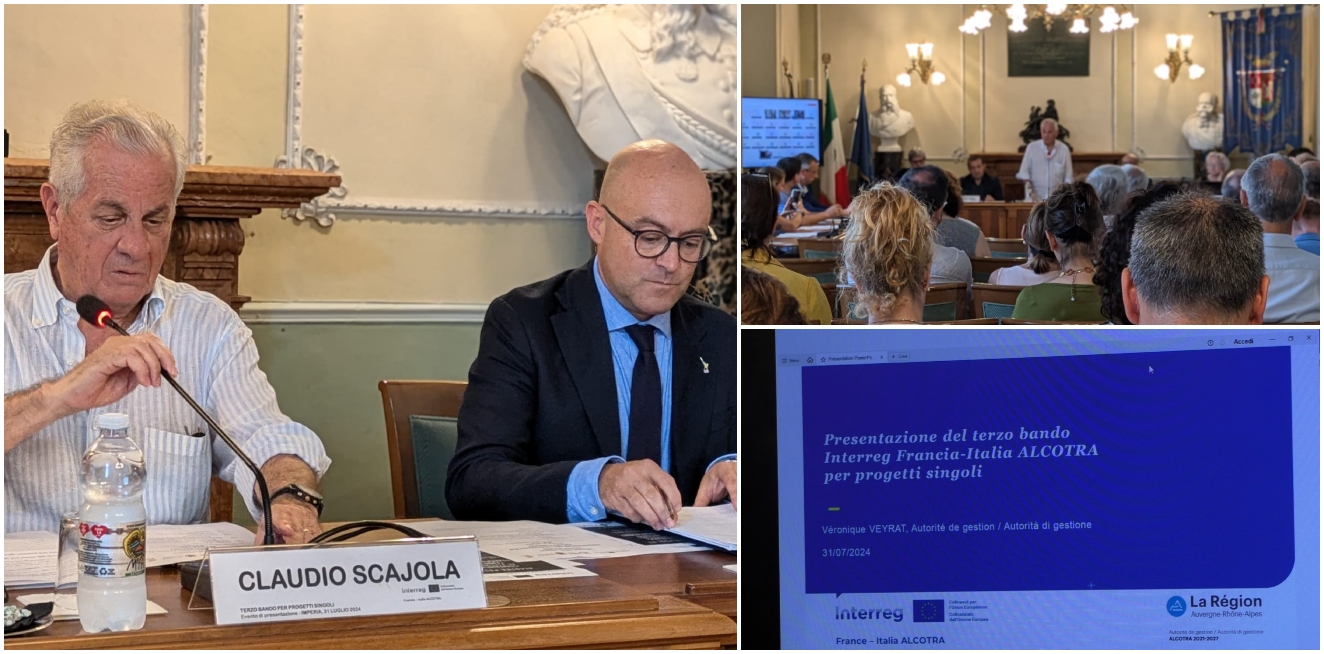 Imperia, presentato il terzo bando del programma Interreg Alcotra