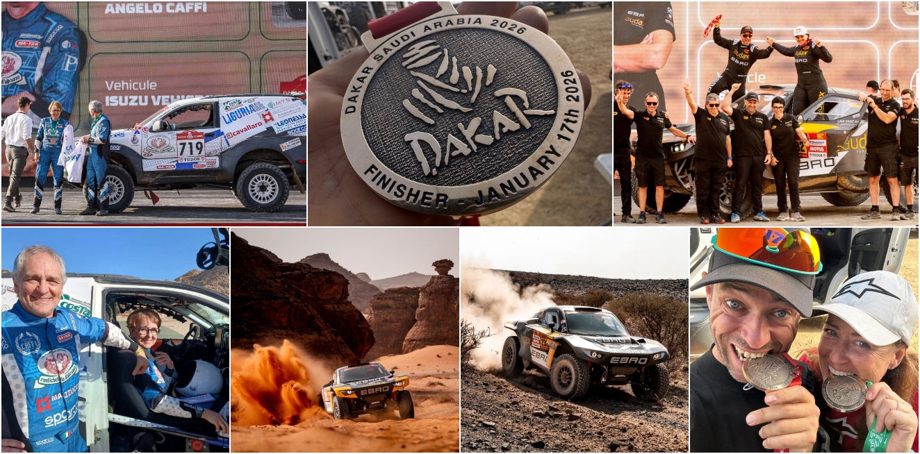 Il Ponente ligure alla Dakar 2026 con Carcheri, Gerini e Gasperi