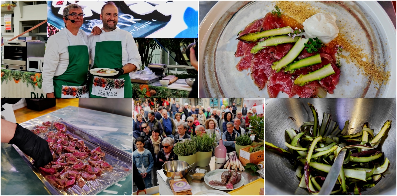 Ad Aromatica il cooking show a quattro mani di Delprato e Scola