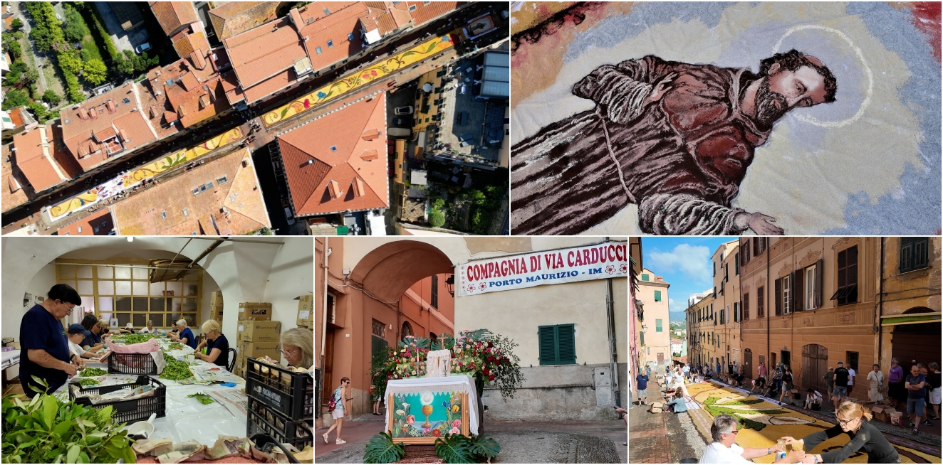 L'infiorata di via Carducci, una tradizione di oltre 30 anni